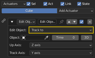 Edit Object Actuator — UPBGE Manual