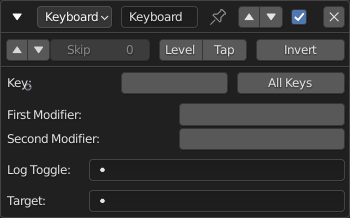 Keyboard Sensor — UPBGE Manual