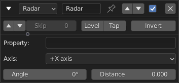 Radar Sensor — UPBGE Manual